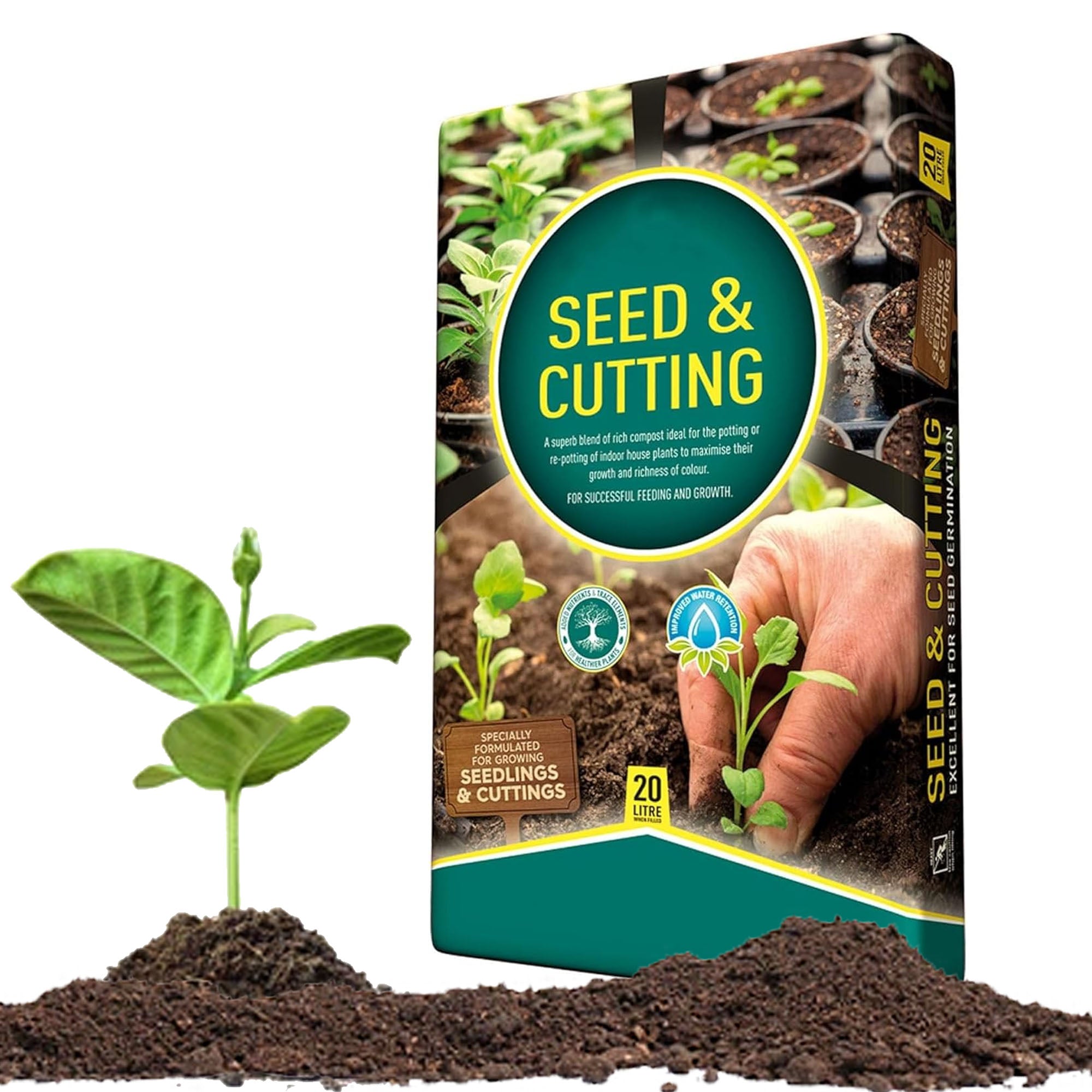 20L Cutting & Planting Seed Sowing Compost Ideal For Potting Or Re-Pot – Star Supplies