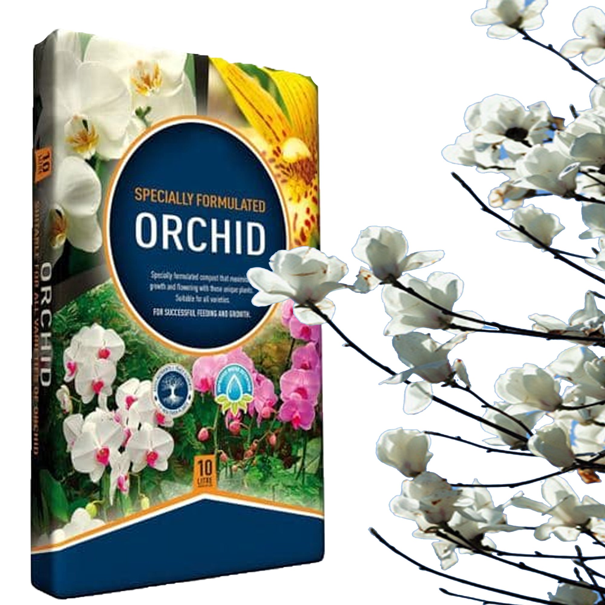 10L Orchid Potting Compost Mix For Orchid Plants & Stronger Roots With ...